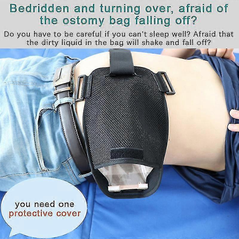 Ostomy Bag Belt Waist Fixed Strap Fistula Drainage Bag Protective Cover ...