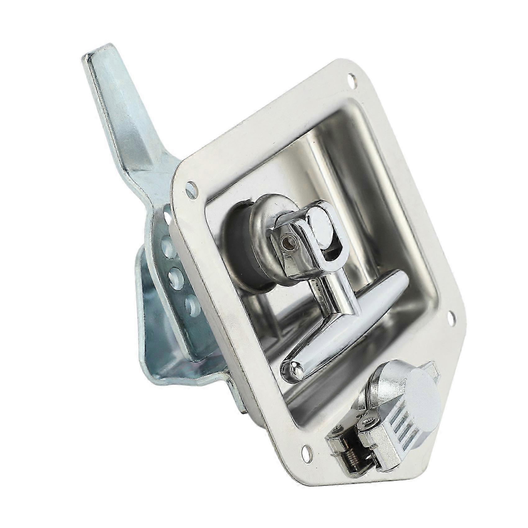 Stainless Steel Folding T-shape Handle Lock Tool Box Keys Kit For Truck ...