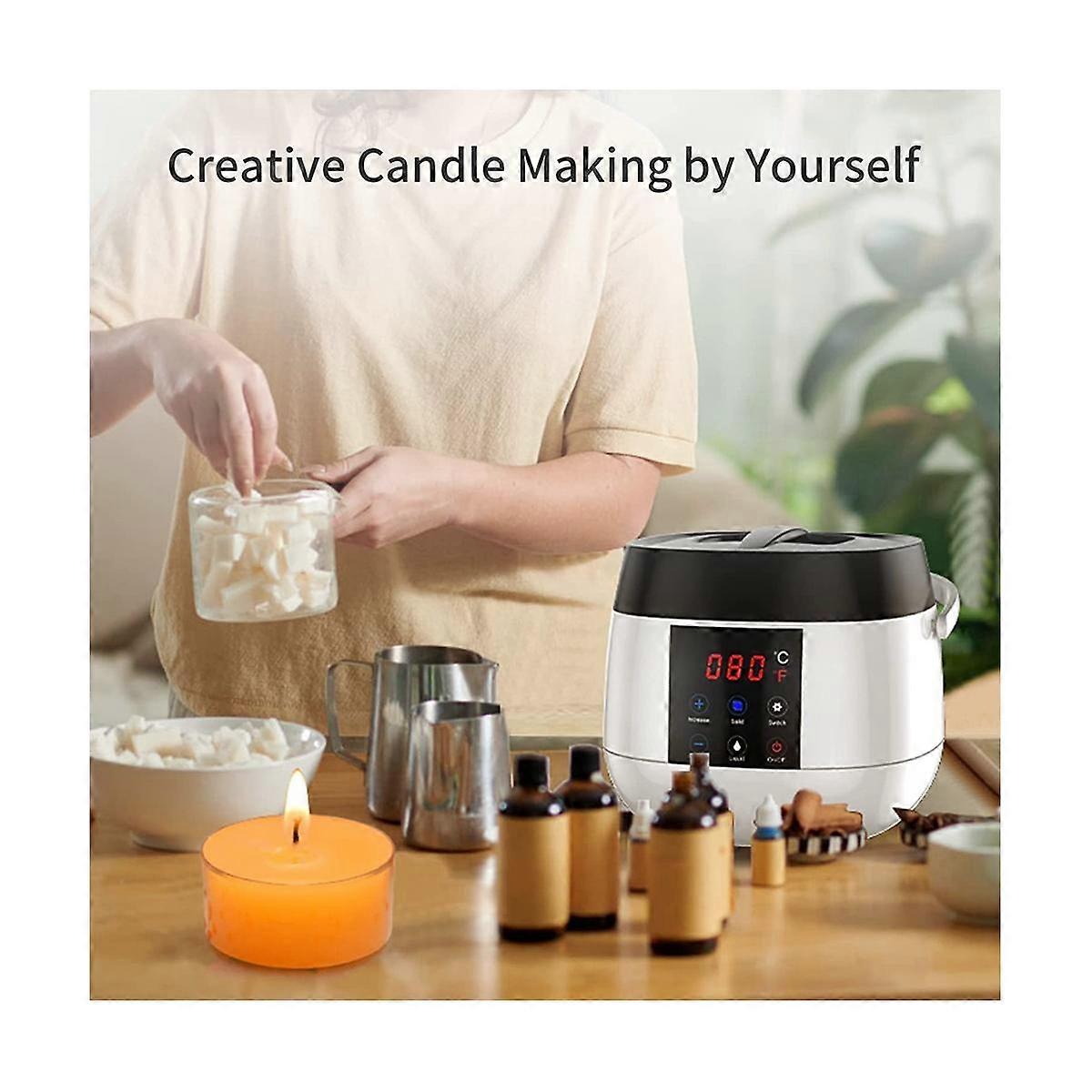Candle Making Wax Melting Pot,Wax Melter for Candle Making,LED ...