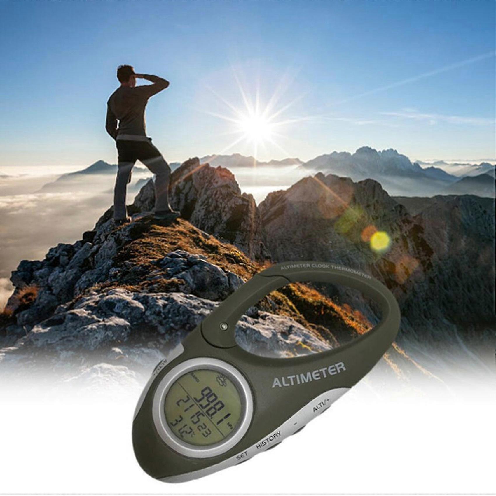 Electronic Altimeter Carabiner Altimeter Handheld Thermometer | Fruugo UK