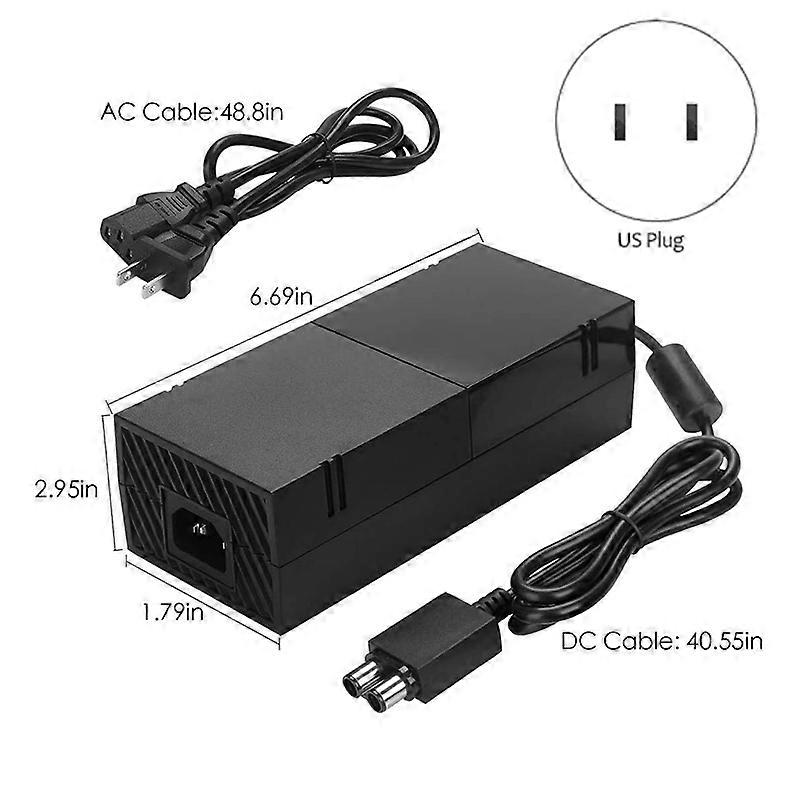 for Xbox One Power Supply Brick with Power Cord,Power Supply AC Adapter ...