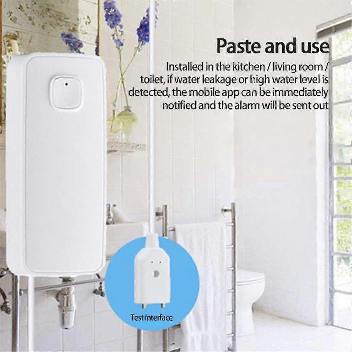 Tuya Wifi Smart Water Sensor Leak Detector Flood Water Leakage Alarm ...