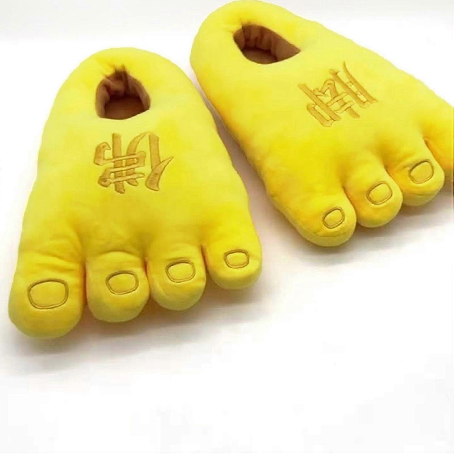 Big Toe Shoes, Cartoon Five-toe Shoes, Warm Soft Slippers, Winter ...