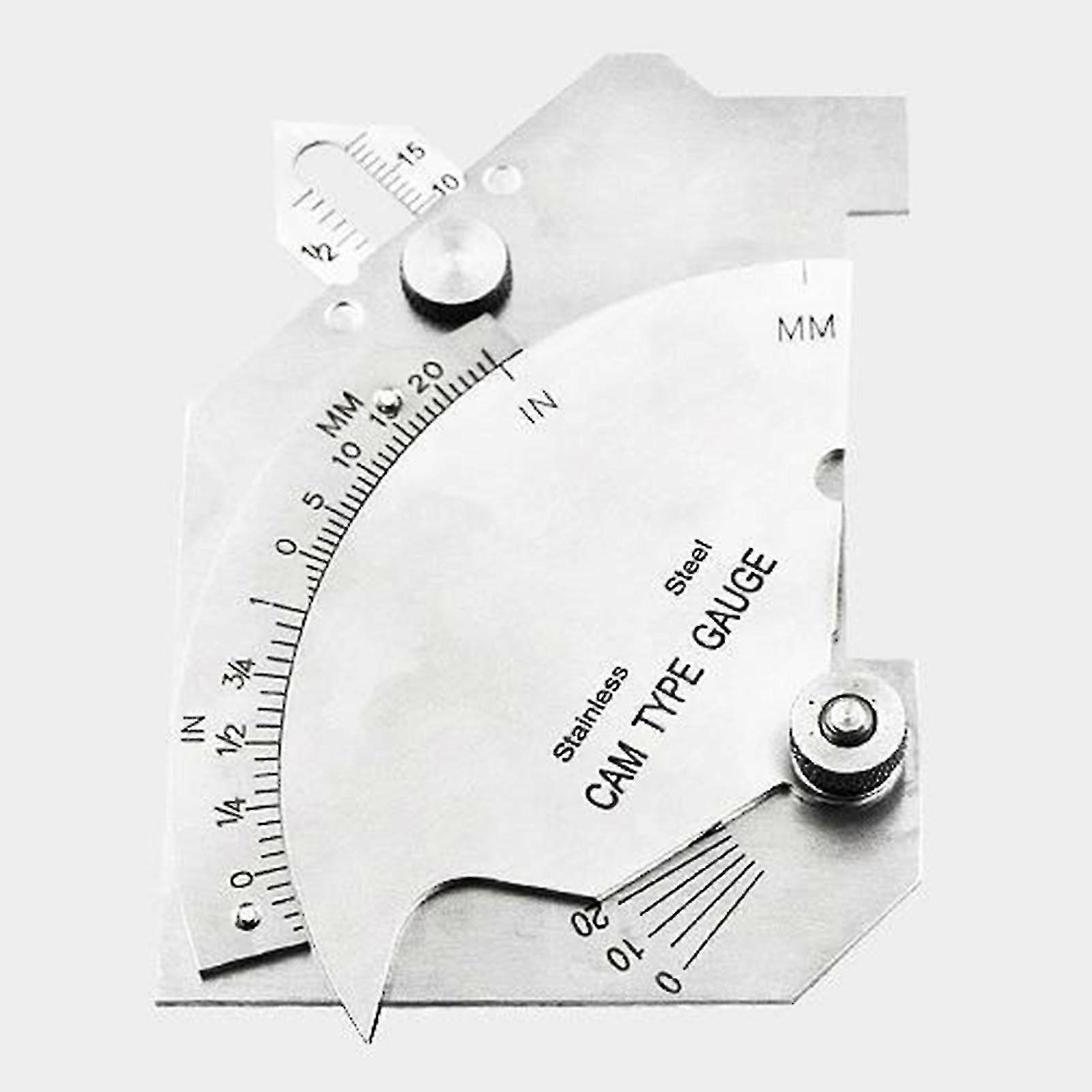 Bridge Cam Welding Gauge Stainless Steel Cam Type Gauge Master Gage for Welder | Fruugo UK