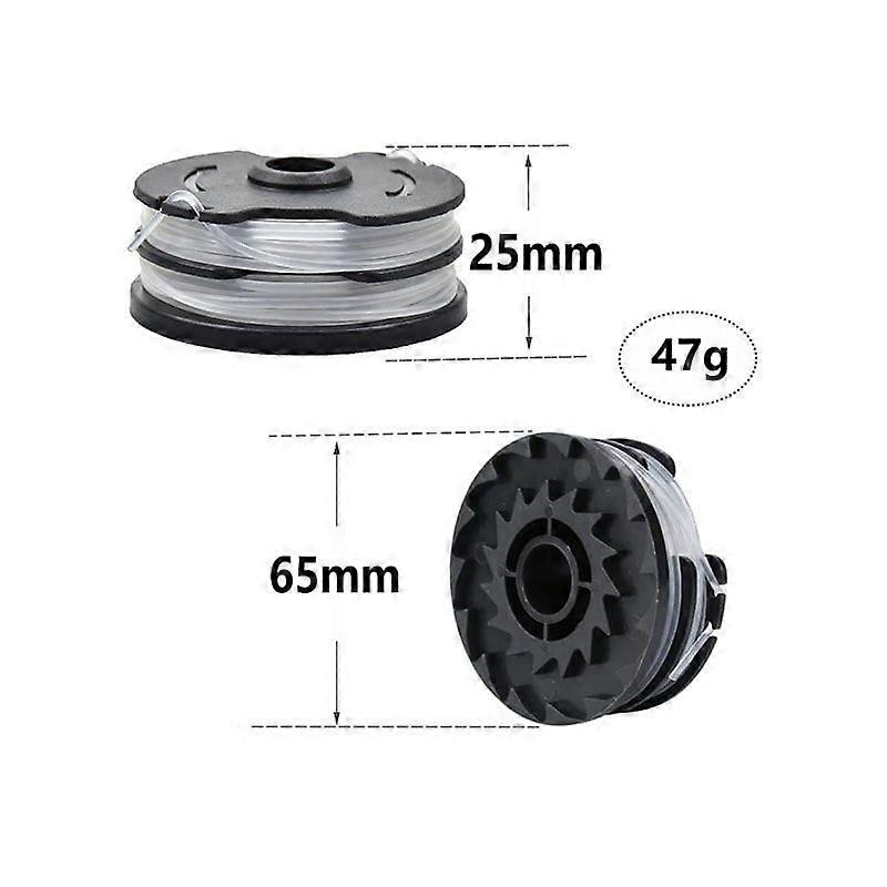 4pcs bobines de fil de rechange pour LIDL Parkside, fil de nylon de rechange pour coupe-bordures ...
