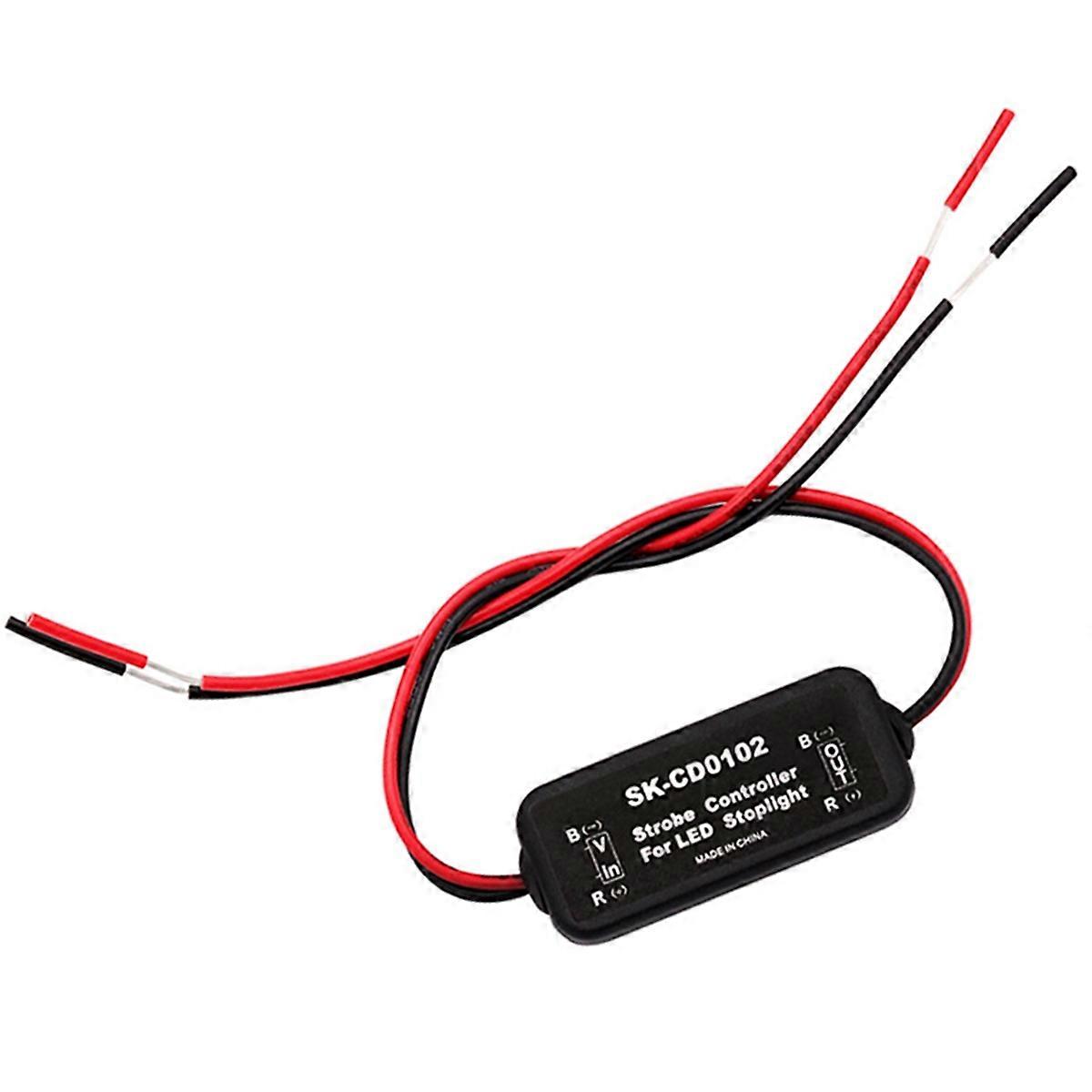 Strobe Controller Brake Light Flasher Module for Car LED Brake Stop ...