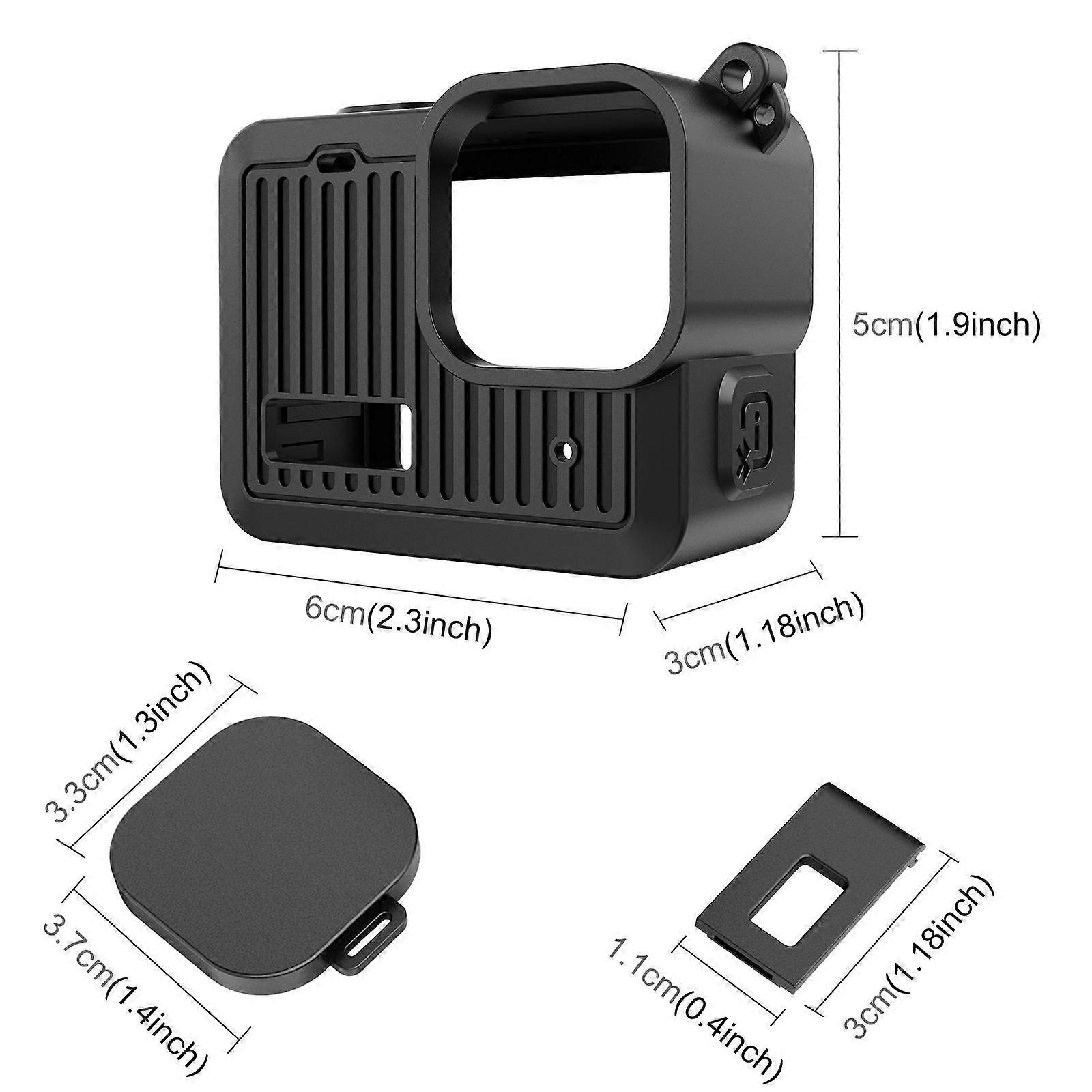 For GoPro HERO 4K 2024 PULUZ Silicone Protective Case Side Interface ...