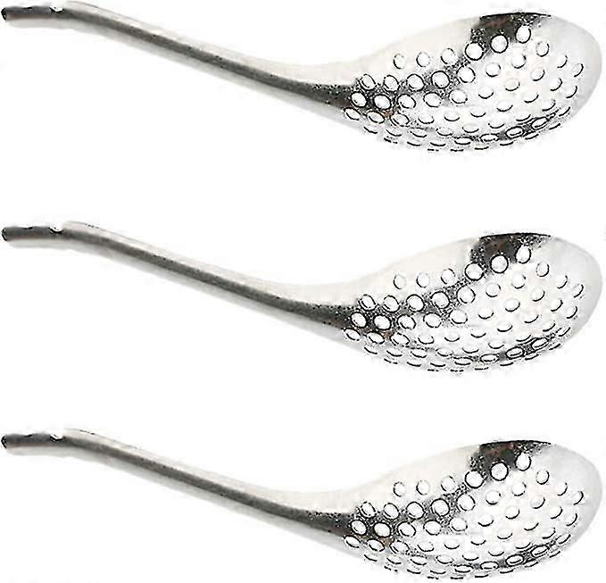 Bazhou Stainless Steel Spherification Spoon Culinary Plating Spoon Spherification Bar Spoon ...