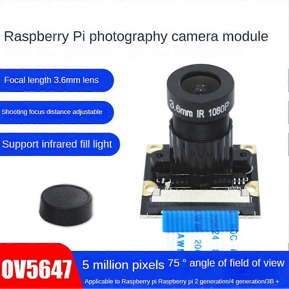 5MP OV5647 Camera Module Non-Night Vision Version for Raspberry Pi 75 ...