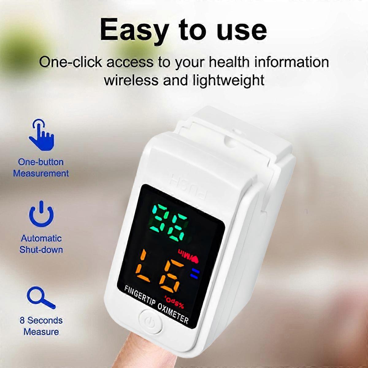 Pulse Oximeter Fingertip Blood Oxygen Monitor with LED Display | Fruugo UK