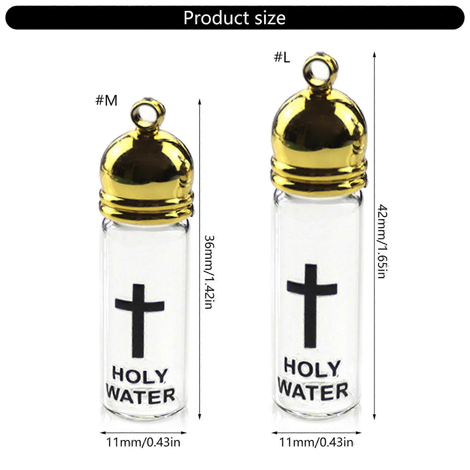Glass Holy Water Bottle With Lid Praying Bottle Holy Water Empty ...