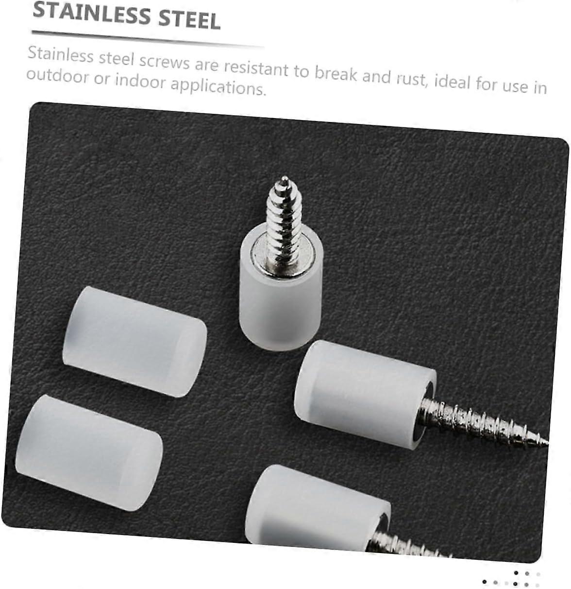 4 Piece Self-Drilling Cross Recess Screws Set for Shelf Brackets and ...