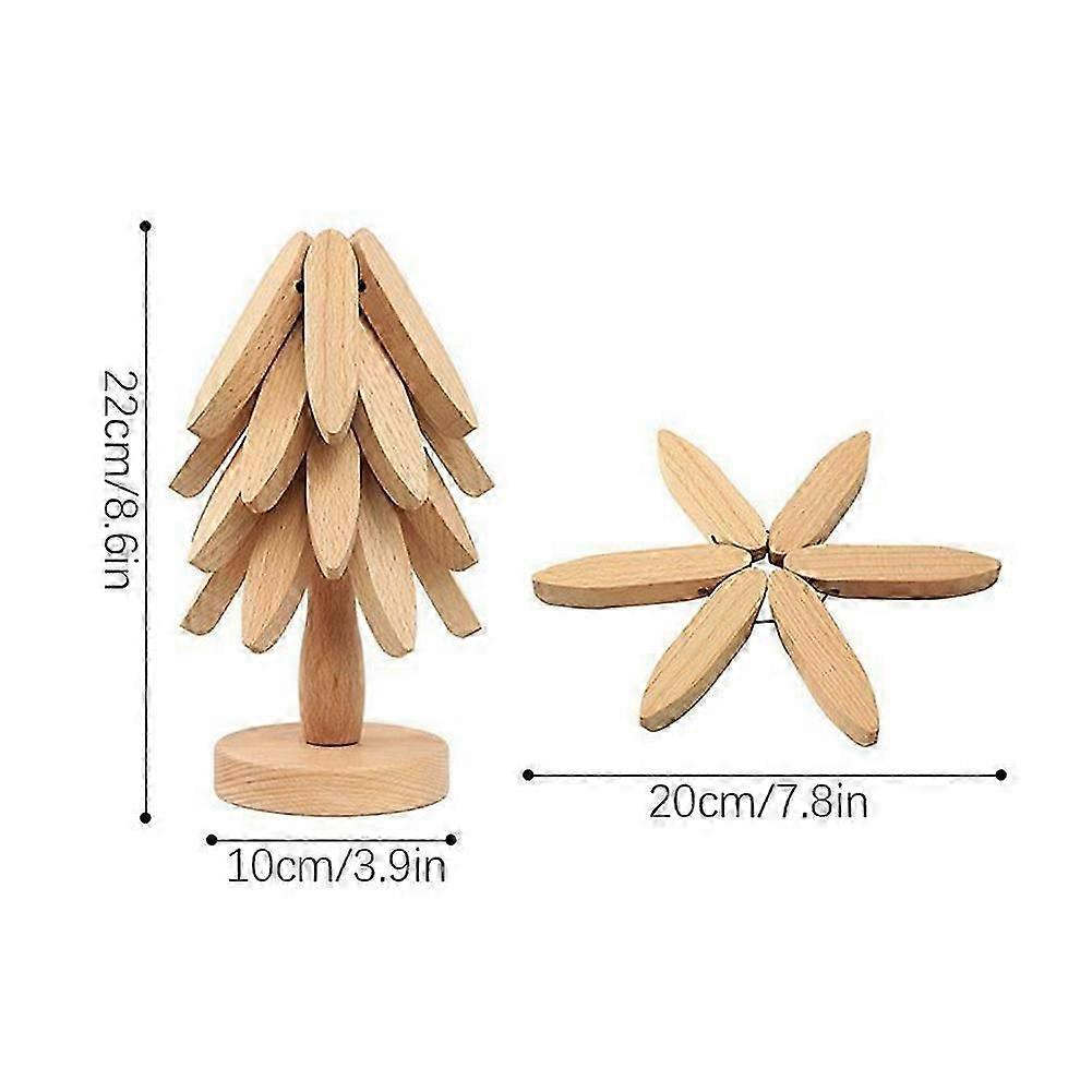 Hot Dish Coaster with Tree-shaped innovative Tree Shape Trivet Set for ...