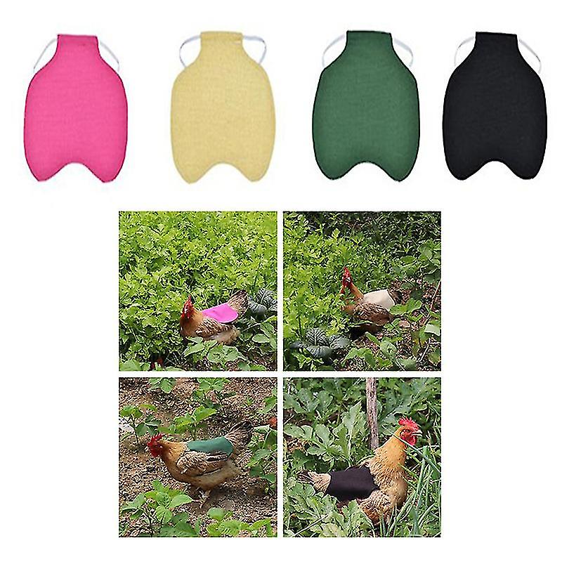 5 Pack Chicken Saddle Hen Apron Feather Fixer Wing Back Protector Hen ...