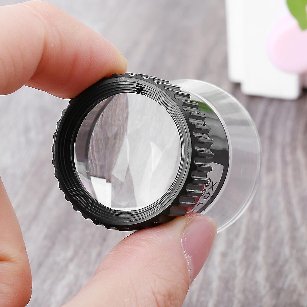 10x Eye Magnifier Loupe Lens Jeweler Coin Stamp Monocular Magnifying ...