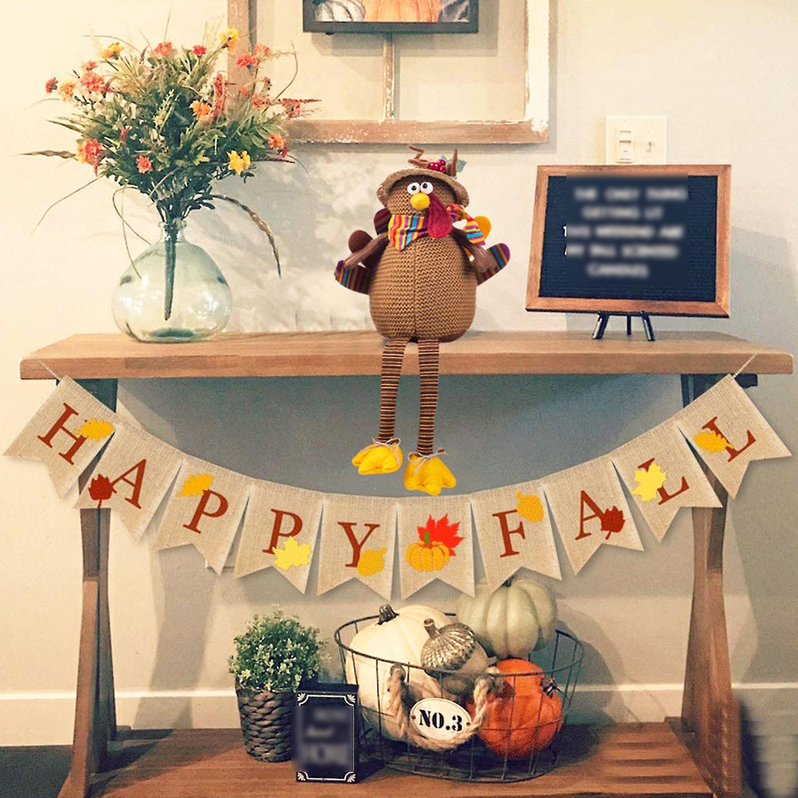 Cute Turkey Faceless for Doll Thanksgiving Turkey Plush for Doll Decor ...