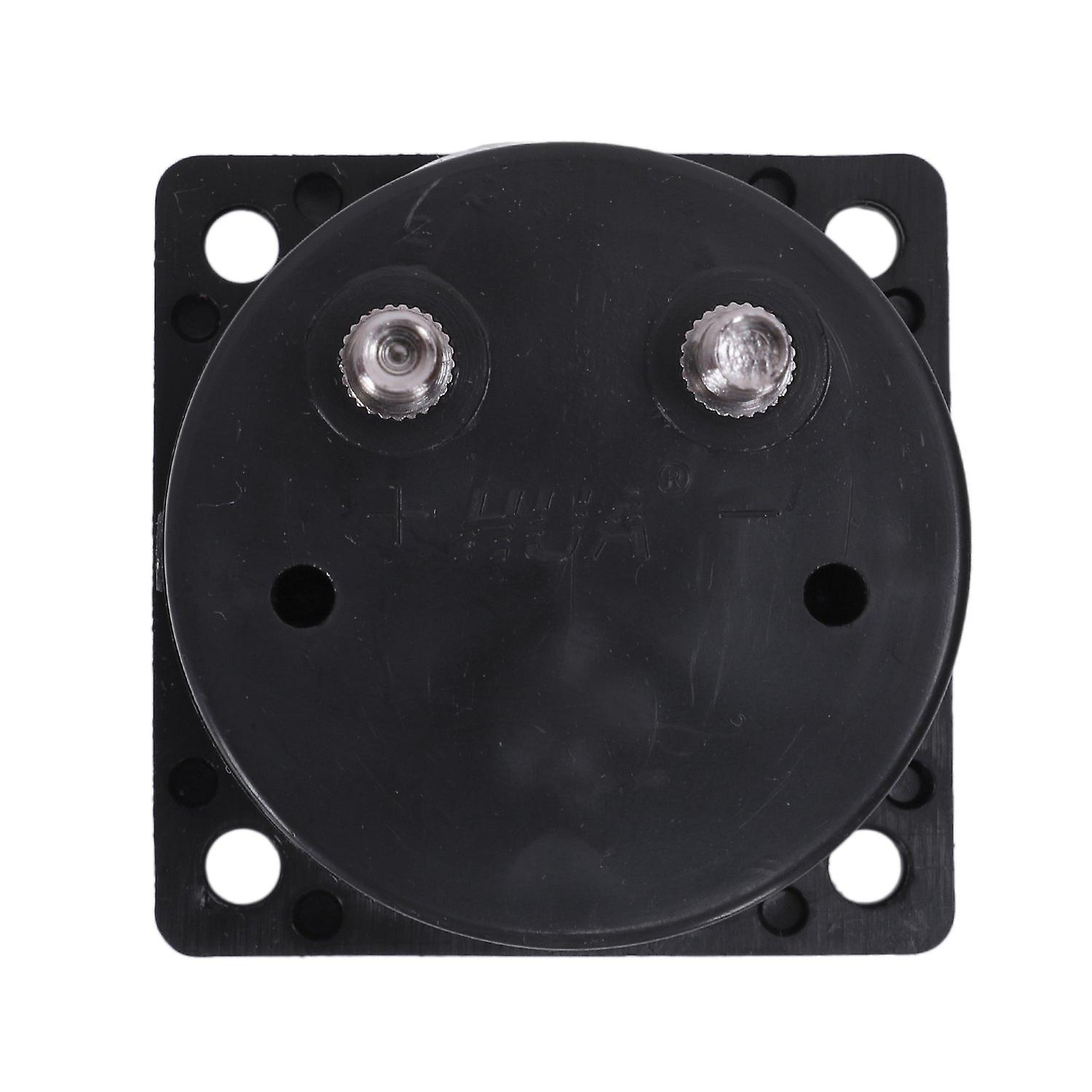 2.5 Accuracy AC 0-5A Analog Panel Round Meter Ammeter Meter Black ...