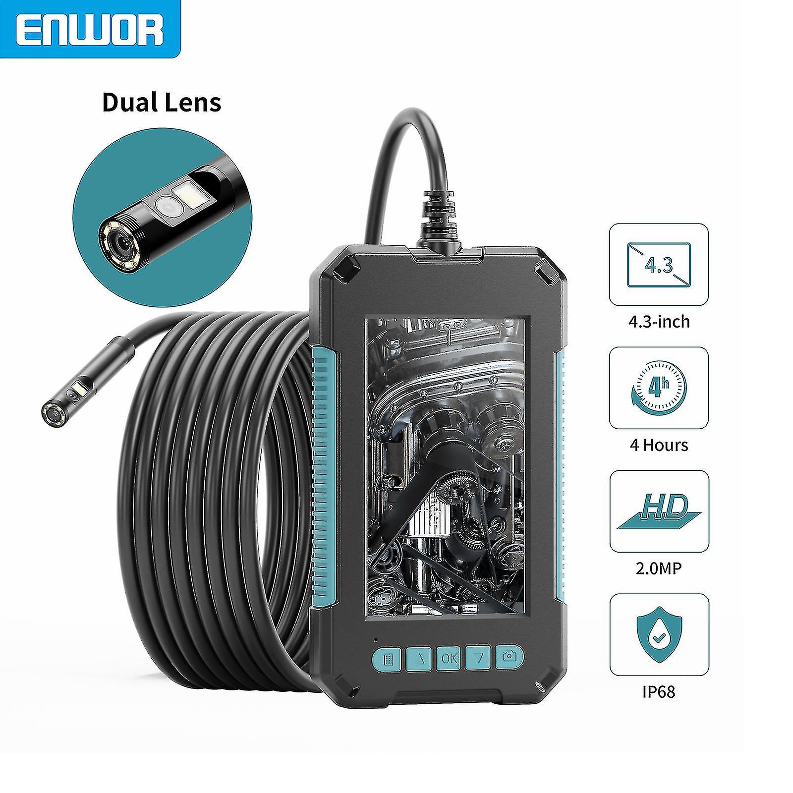Endoscope Camera With 4.3 Inch 3.9mm 8mm Single&dual Lens Industial ...