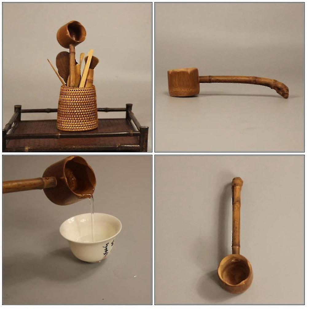 Bamboo Water Ladle Japanese Water Scoop Bathing Dipper Ladle with Long ...