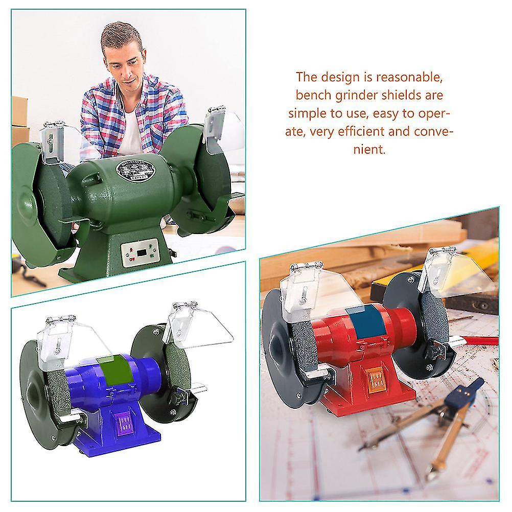 2pcs Bench Grinder Guard Replacement Bench Grinder Eye Shield Grinder ...