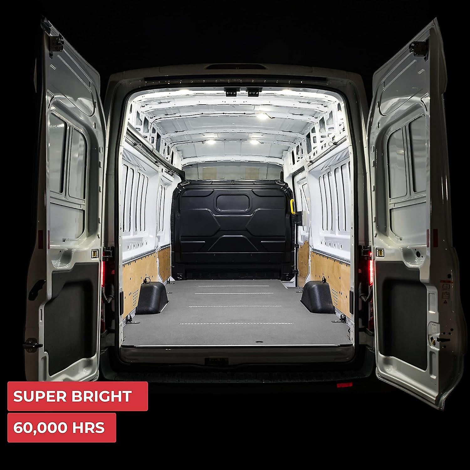 60 LED Car Ceiling Lights Kit - Energy Saving White, Interior Car Lights, 12V for Vans, Cars ...