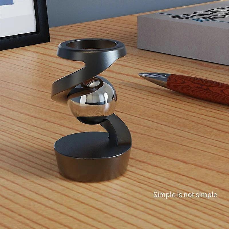 Gravity Defying Kinetic Desk Toy Desktop Levitating Gyro Stress Relief ...