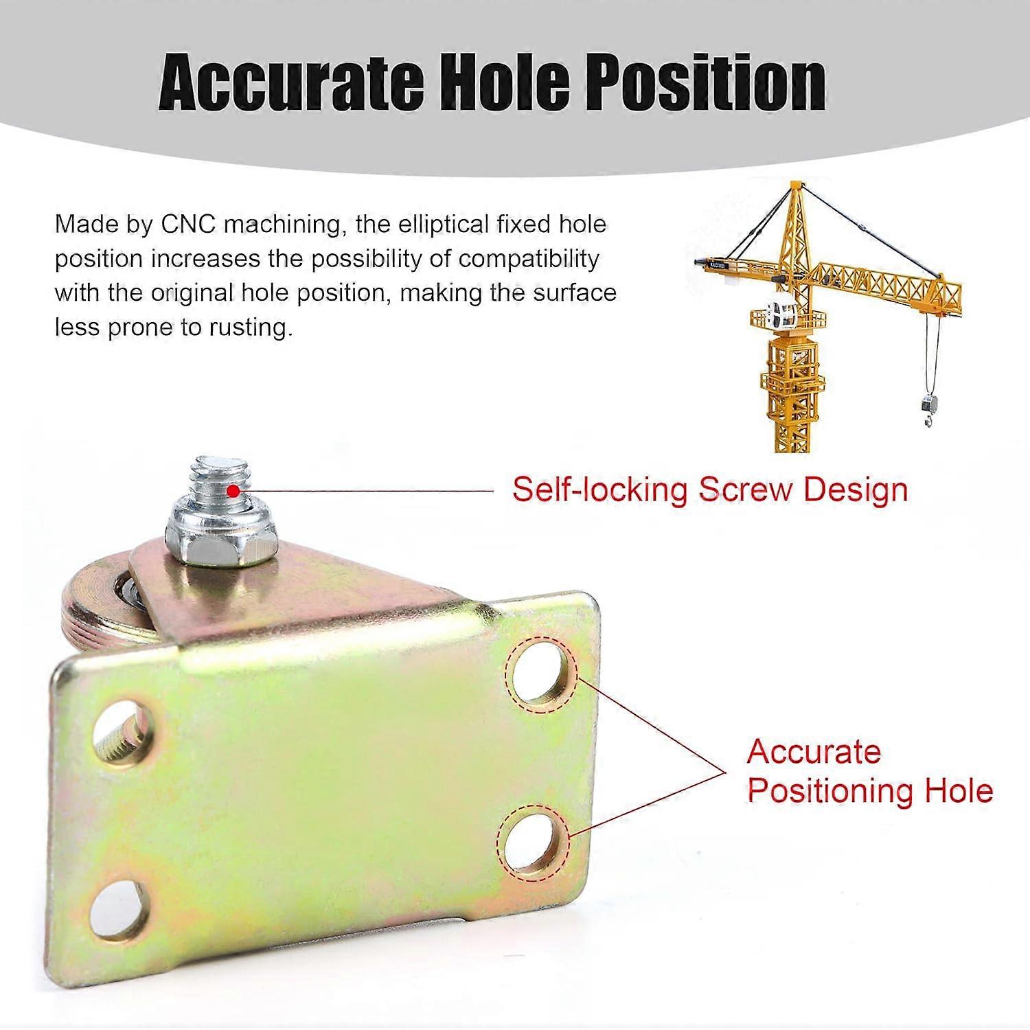 6 Pieces Reeving Lifting Pulley, V Groove Wheel, Sliding Gate Caster ...