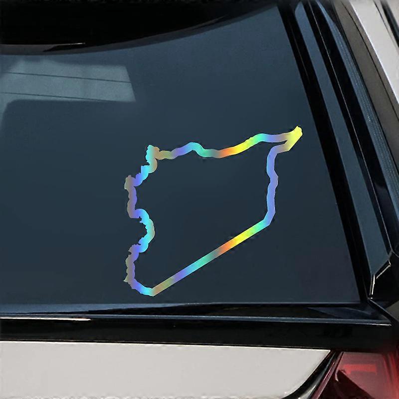 Ck22123 Vinyl Decal For Syria Country Outline Damascus Car Sticker ...