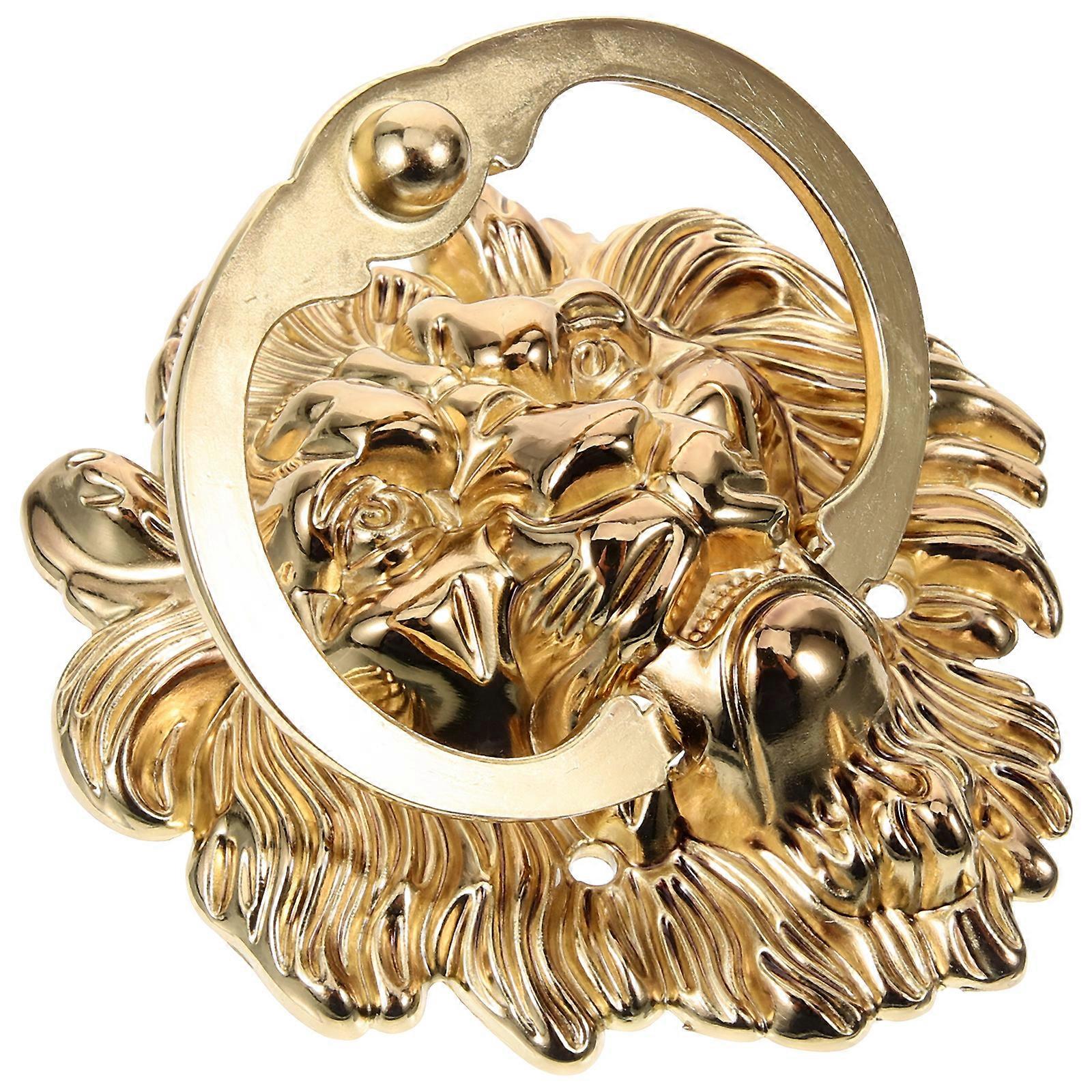 Metal Door Handle Gate Door Pull Lion Head Handle Pull Lion Head Door ...
