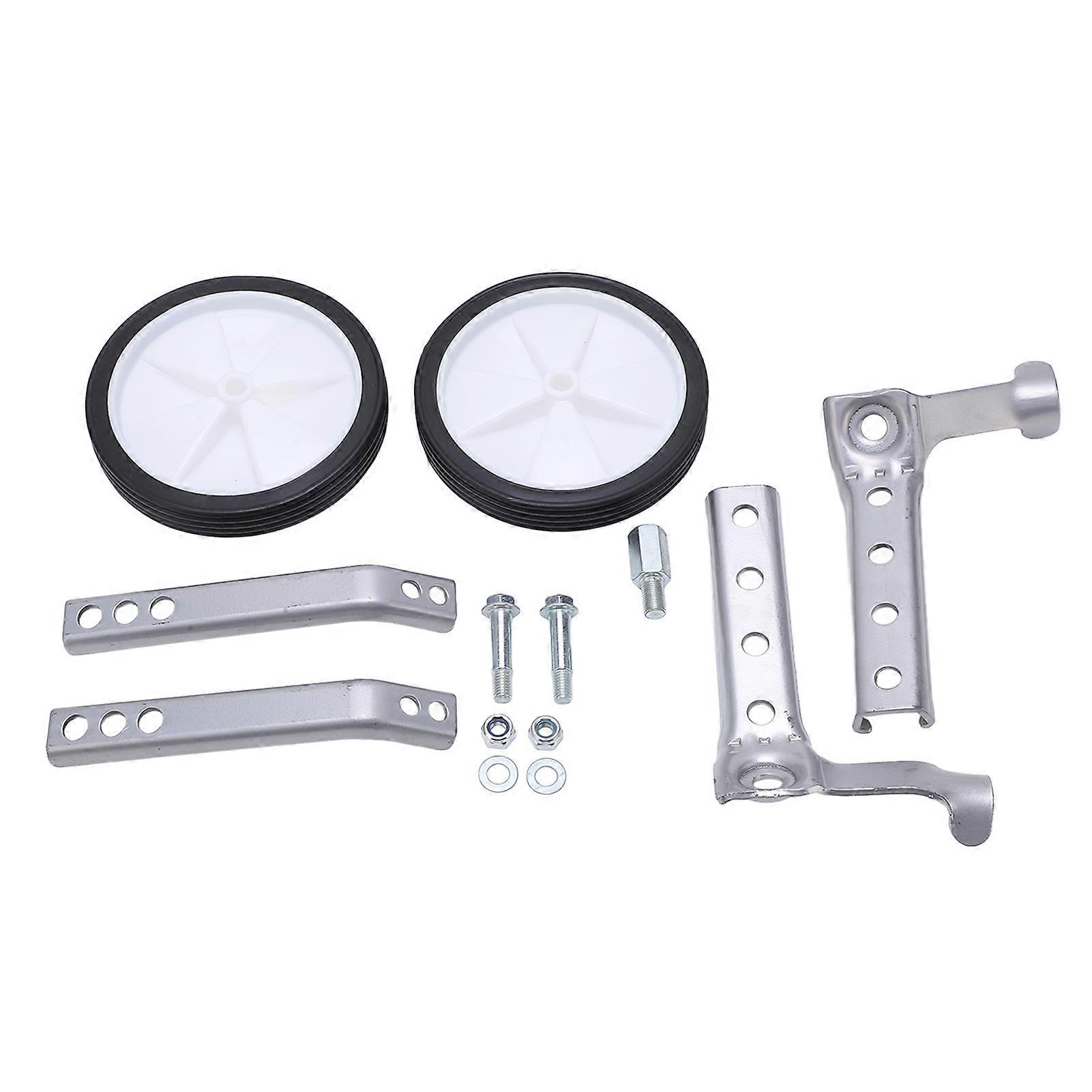 Bicycle Training Wheels Adjustable Steel Plastic Riding Auxiliary ...