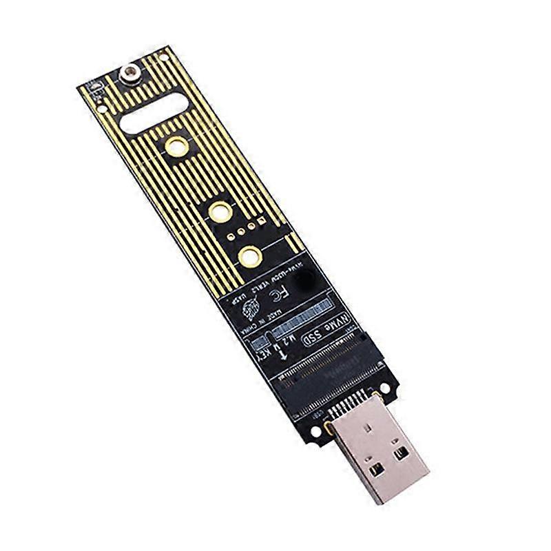 NVME USB-adapter M.2 NVME SSD til USB 3.1-adapter 10 Gbps USB3.1 Gen 2 ...