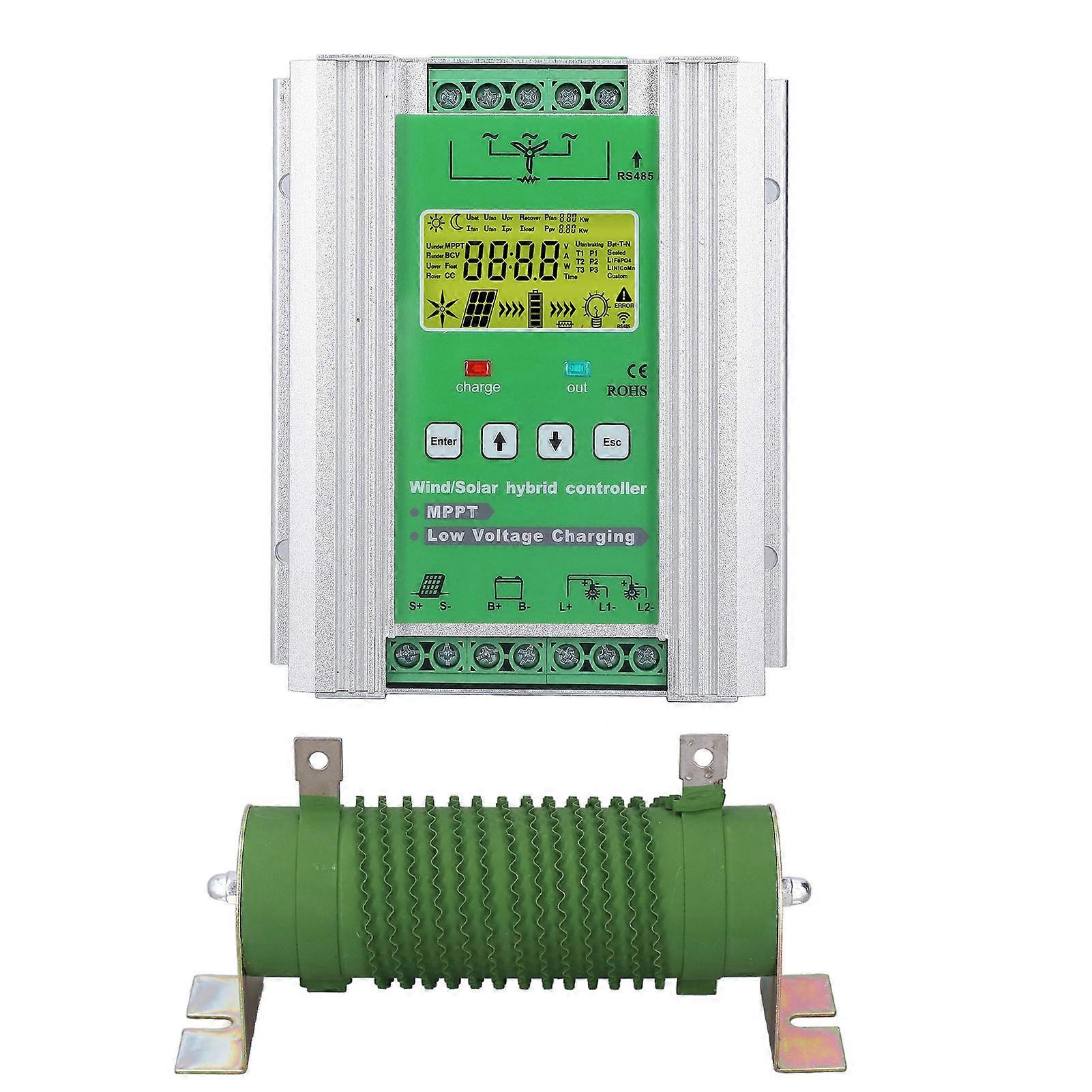 Wind Solar Hybrid Controller MPPT Boost Charge Controller for Acid ...