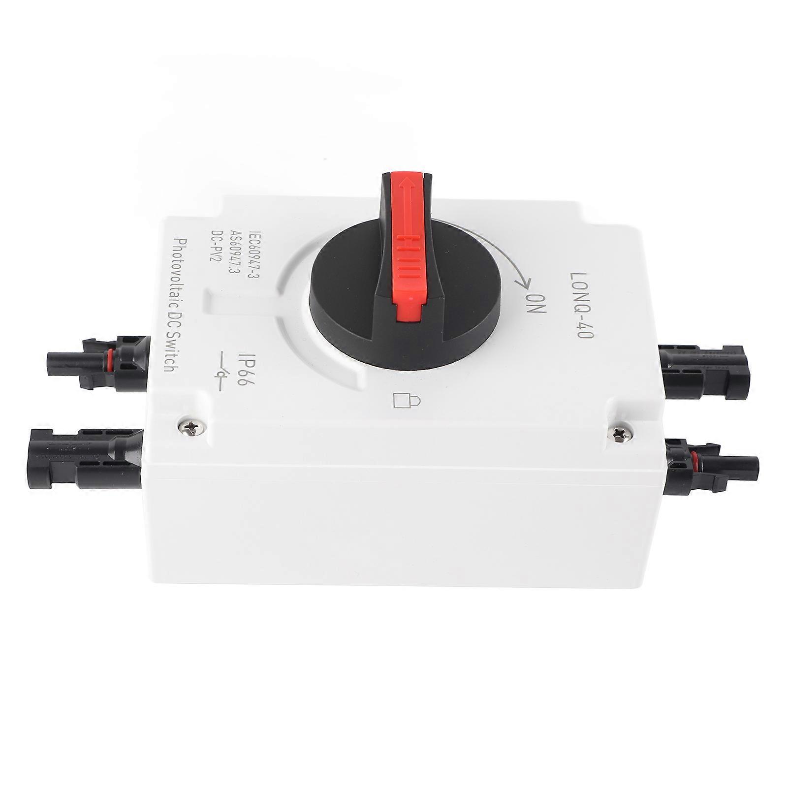 Photovoltaic DC Isolator Solar Switch IP66 Waterproof Insulated Switch for Solar Powered RV ...