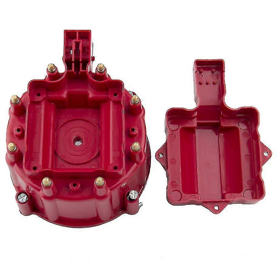 Red Male Hei Distributor Cap Coil And Rotor Replacement For Bbc 305 350 ...