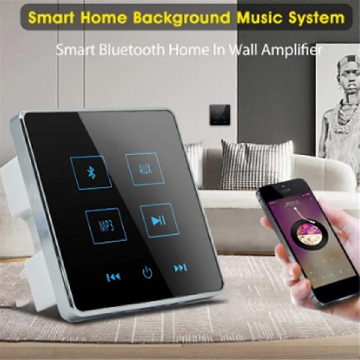 Home Theater Bluetooth Wall Amplifier Touch Screen Music Panel Home ...