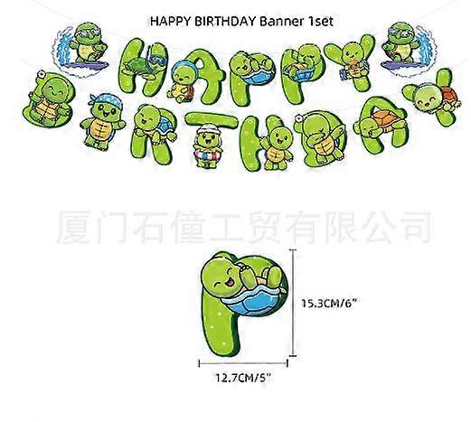 Kids Small Tortoise Birthday Party Decorations, Cartoon Theme Party ...