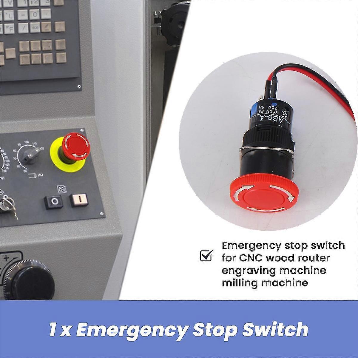 3018 Max Engraving Machine Limit Switch And Emergency Stop Switch For ...