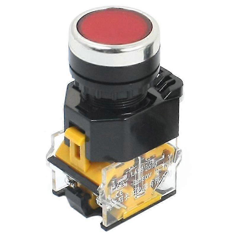 2pcs 22mm Mount 10a 380v Dpst Red Green Momentary Push Button Switch ...