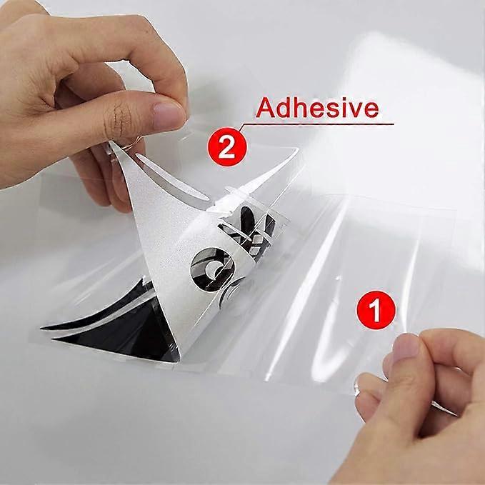 2PCS Peeking Monster Scary Eyes Car Sticker Peeking Elf Car Decal ...