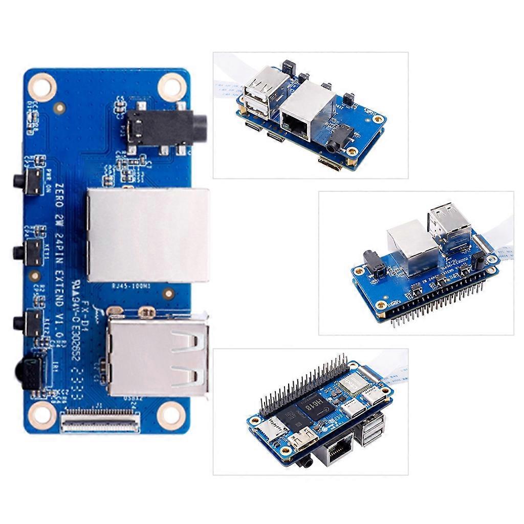 for Orange Pi Zero 2W Expansion Board USB 2.0 x 2 Audio Video Mic IR ...