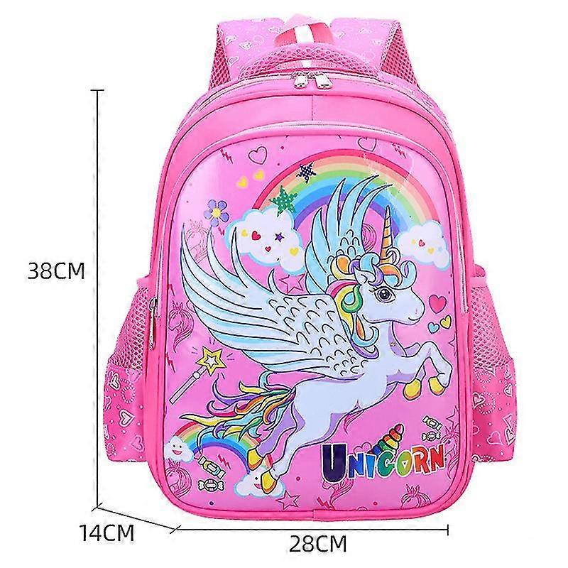 Girls Unicorn Backpack Kids Girls Unicorn School Bag Student School Bag ...