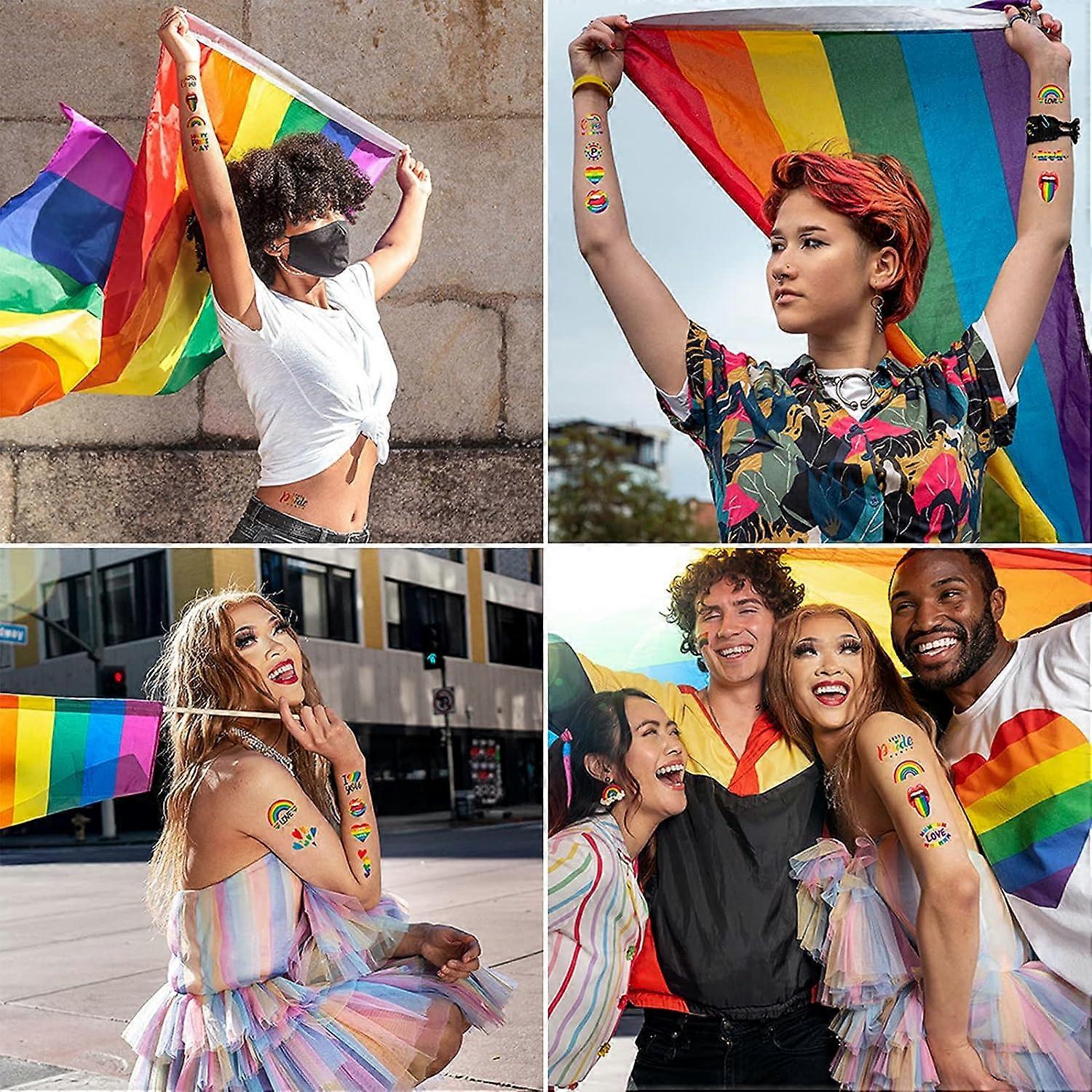 30 ark Pride Day Tillfälliga tatueringar för LGBTQ+ Pride Month Juni ...