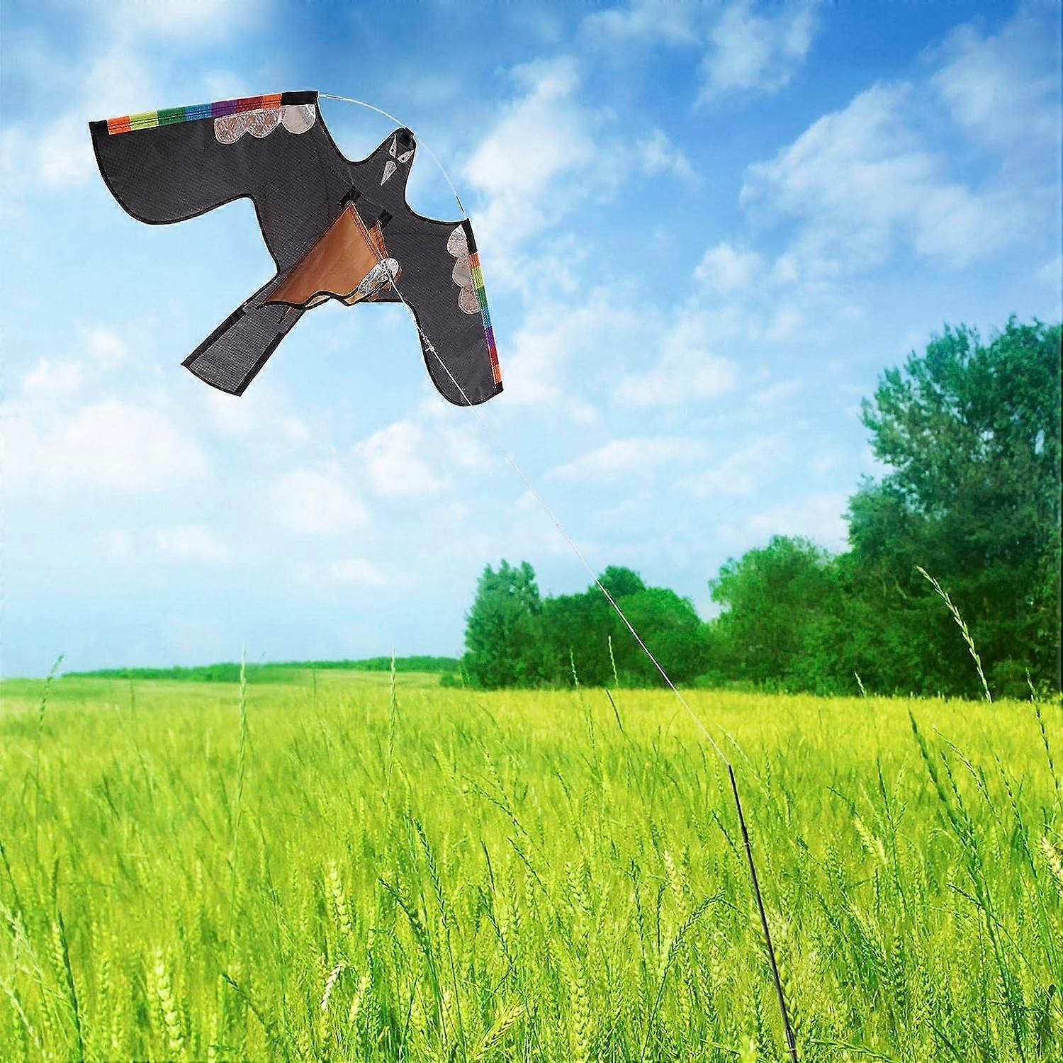 Kite Bird Scarer - Bird Scarer Flying Kite with Feather Reflective ...