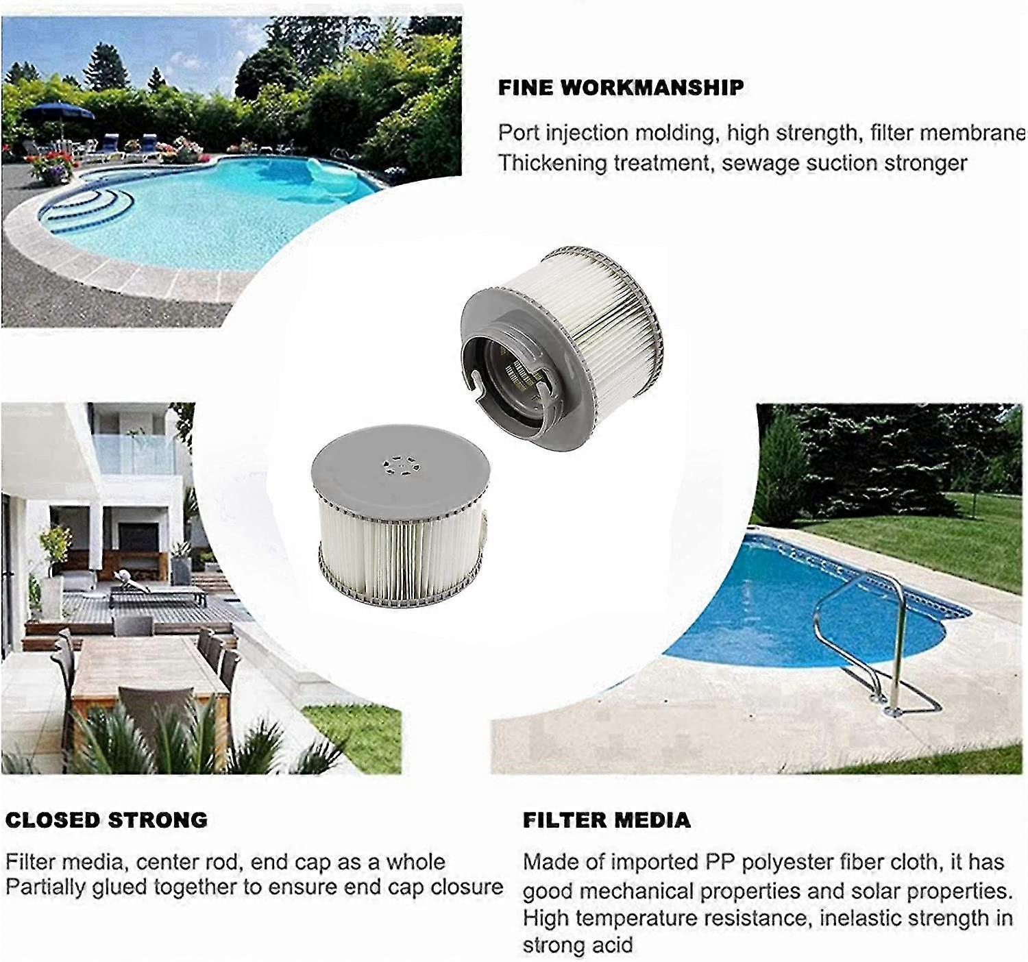 mspa replacement filter cartridges for all whirlpool spas swimming pool ...