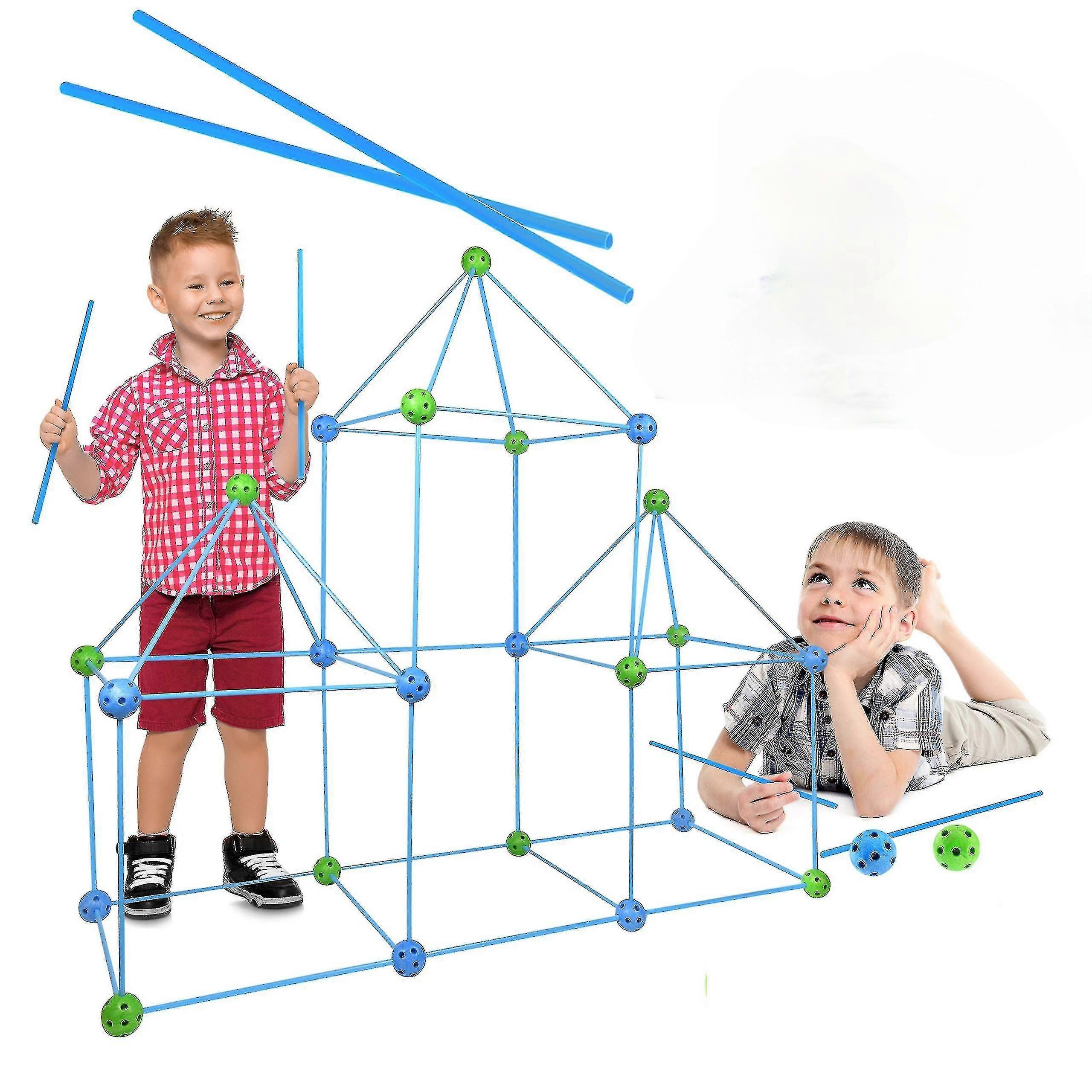Construction Fort Building Kits For Kids Diy Building Fortress Building ...