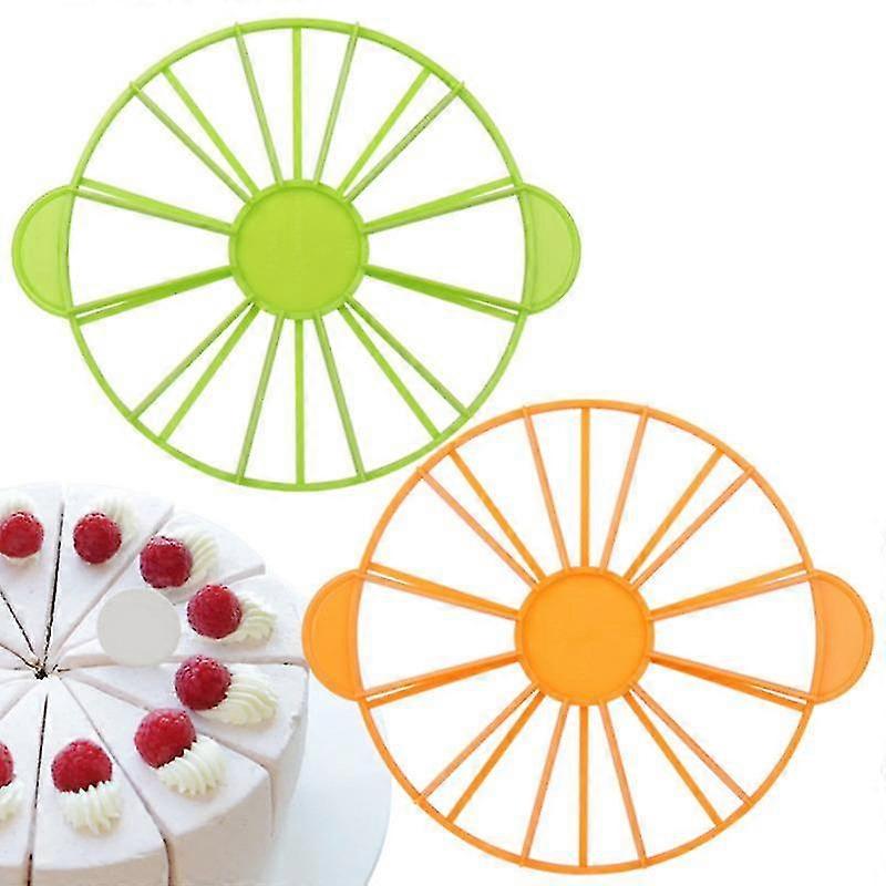 Cake Divider 10/12 Slices Manual Ergonomic Handle Double Sided Labor ...