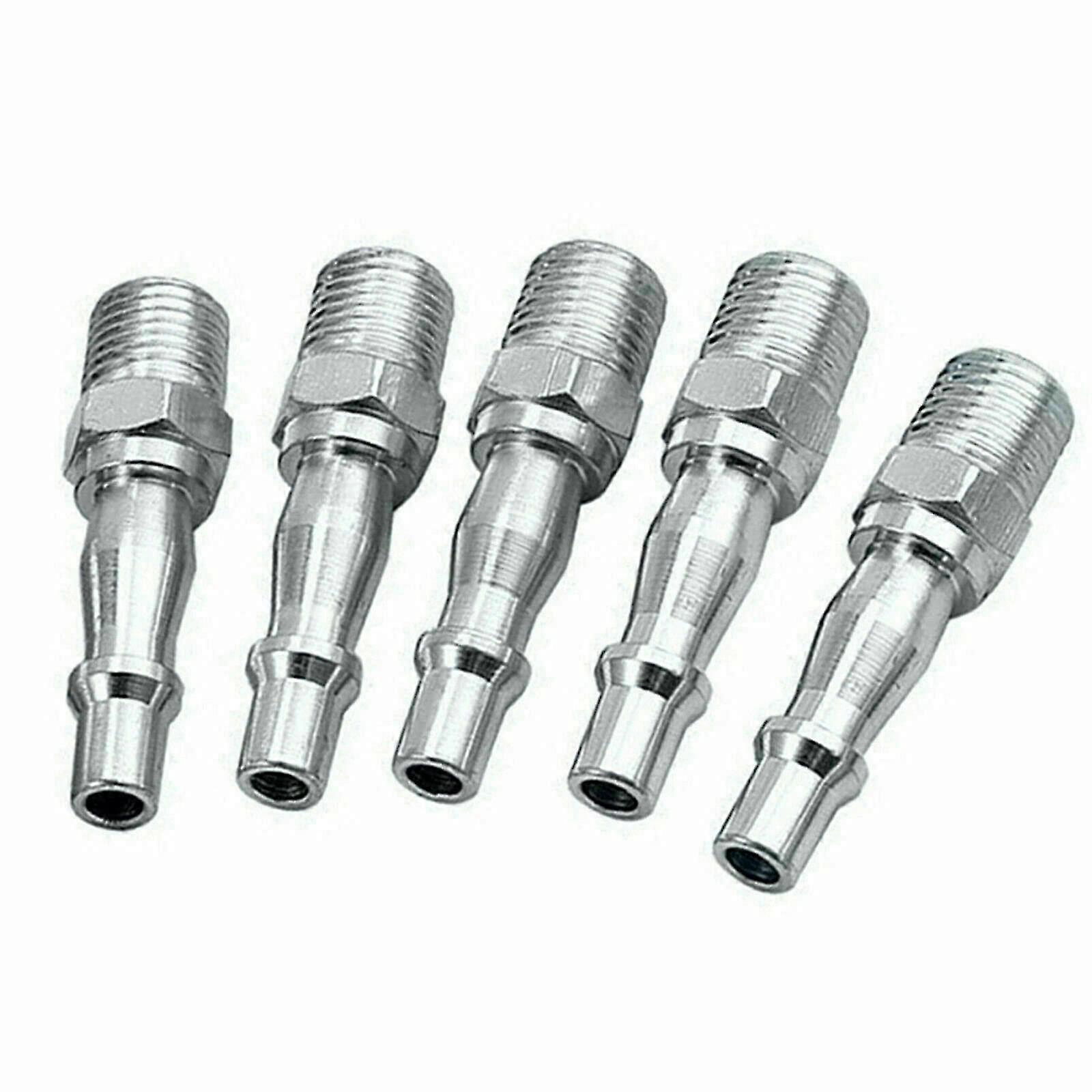 10 Pcs Air Line Connectors - 1/4" Bsp Stainless Steel Compressor ...