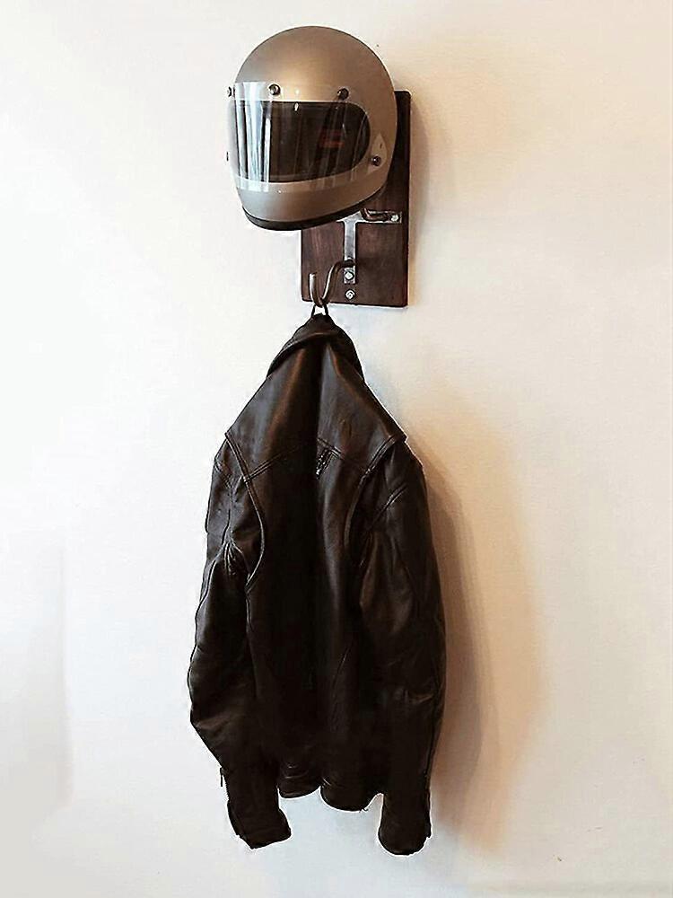 Motorcycle Helmet Rack & Jacket Hook,universal Wall Mounted Helmet ...