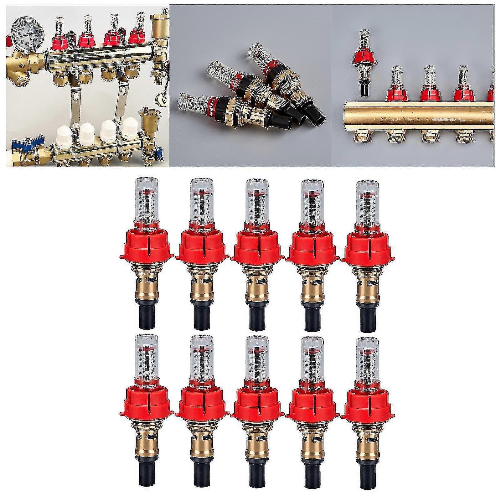 Underfloor Heating Parts Replacement Durable Sturdy Manifold Flow Meter ...