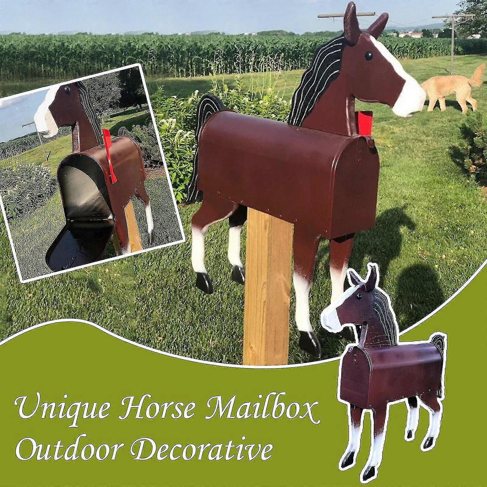 Handmade Custom Metal Cow Mailbox Cow Letter Box Outdoor Funny Farm ...